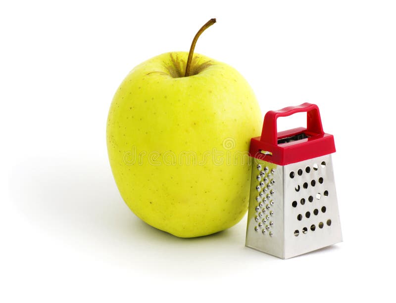 Apple and grater stock photo. Image of table, sweet, peel - 18282800