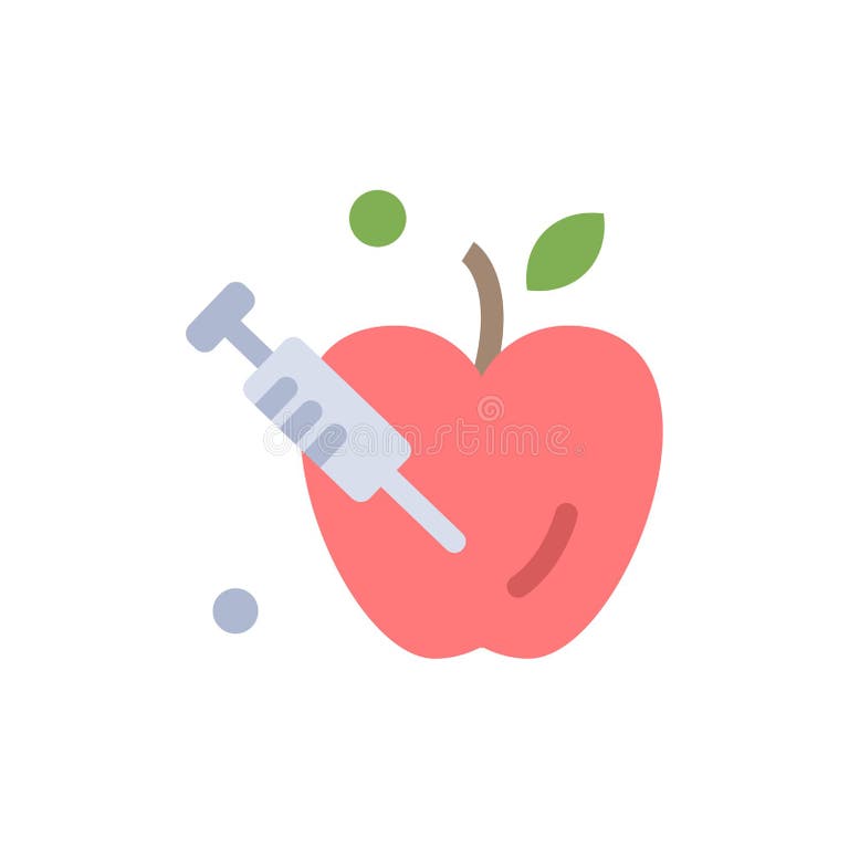 Apple, Gravity, Science Flat Color Icon. Vector Icon Banner Template ...