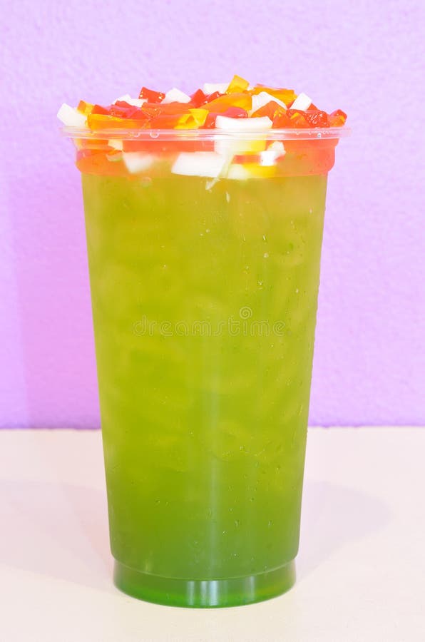 Apple green tea stock image. Image of frozen, liquid - 35840419