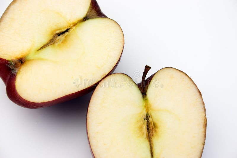 Apple halves stock image. Image of apple, nutrient, natural - 209049