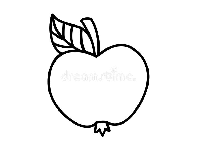 Apple Leaf Outline Stock Illustrations – 16,623 Apple Leaf Outline ...