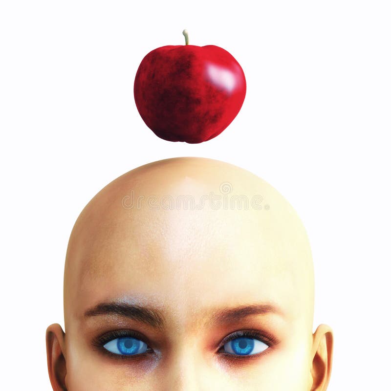 William Tell Shoots an Apple on His Son Head. Stock Vector ...