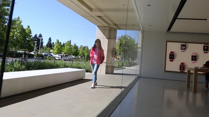 Apple Headquarters Infinite Loop Stock Video - Video of multinational ...