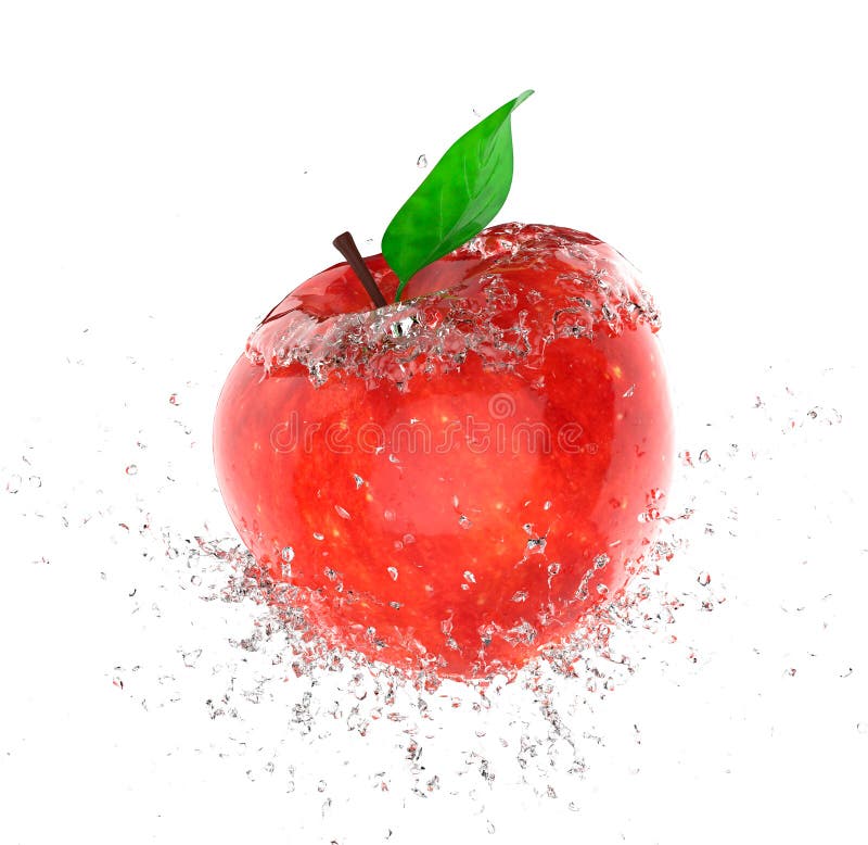 Apple ice stock illustration. Illustration of natural - 27358112