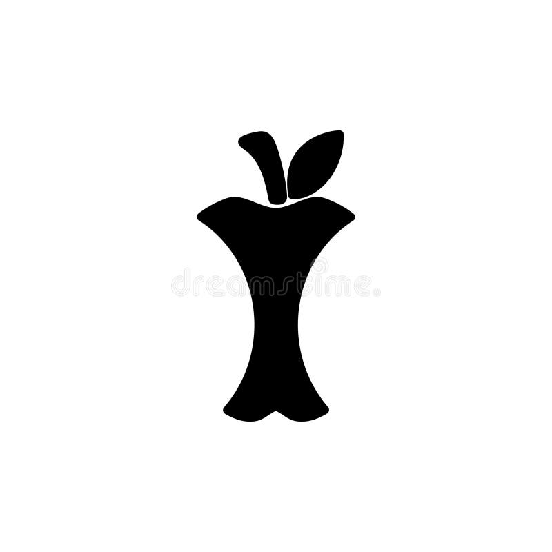 Apple icon . apple symbol stock vector. Illustration of bite - 276463313