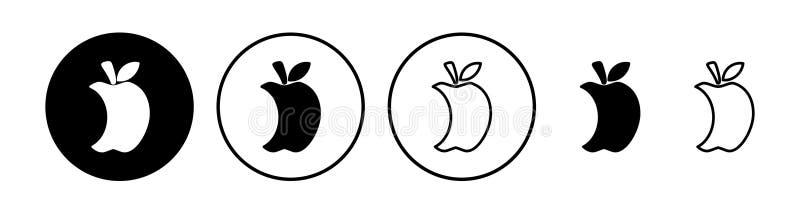 Apple icon . apple symbol stock vector. Illustration of symbol - 276765828