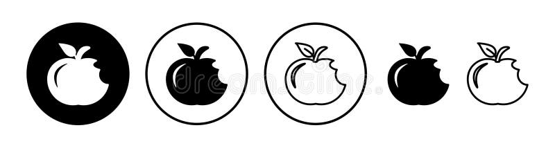 Apple icon . apple symbol stock vector. Illustration of symbol - 276765828