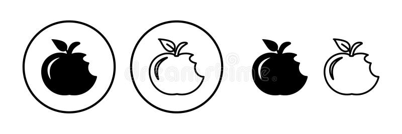 Apple icon . apple symbol stock vector. Illustration of nature - 274241162