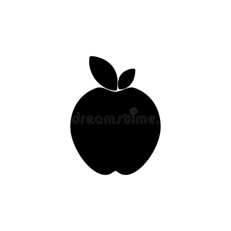 Apple icon . apple symbol stock vector. Illustration of symbol - 276765828