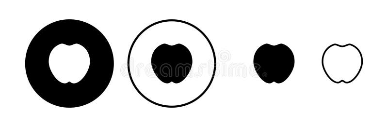 Apple icon . apple symbol stock vector. Illustration of nature - 278470462