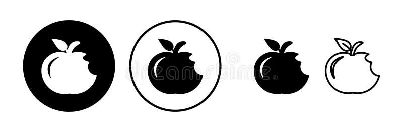 Apple icon . apple symbol stock vector. Illustration of symbol - 276765828