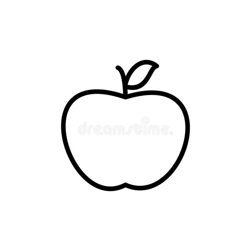 Apple Icon . Apple Vector Icon. Apple Symbols for Your Web Design Stock ...