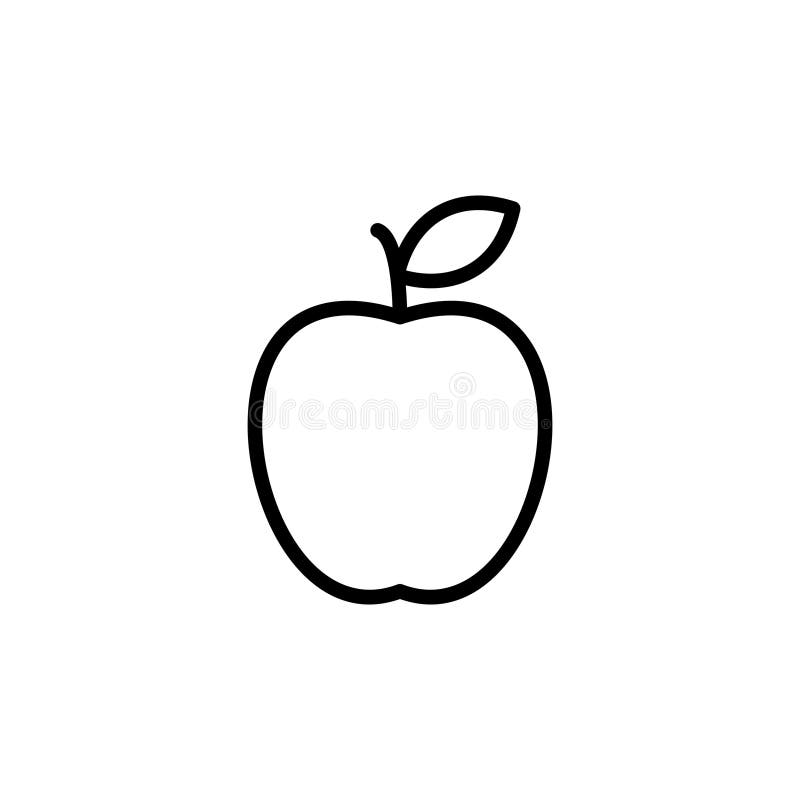 Apple Icon . Apple Vector Icon. Apple Symbols for Your Web Design Stock ...