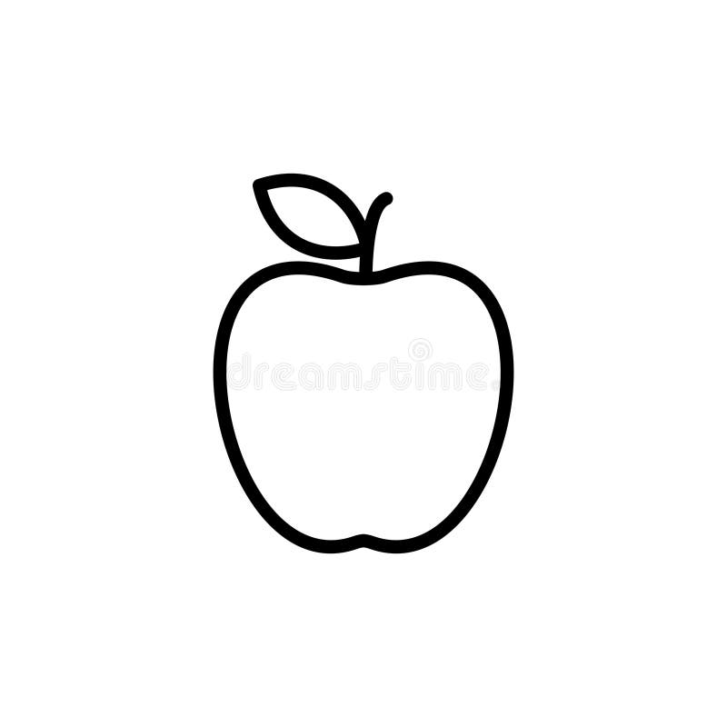 Apple Icon . Apple Vector Icon. Apple Symbols for Your Web Design Stock ...