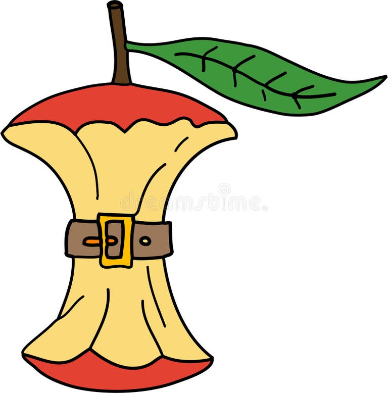 Apple Cartoon Core Stock Illustrations – 686 Apple Cartoon Core Stock ...