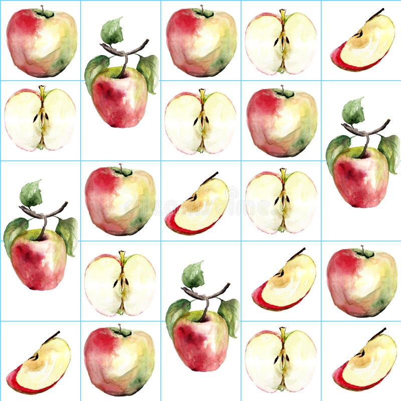 Apple illustration stock illustration. Illustration of freshness - 84428422