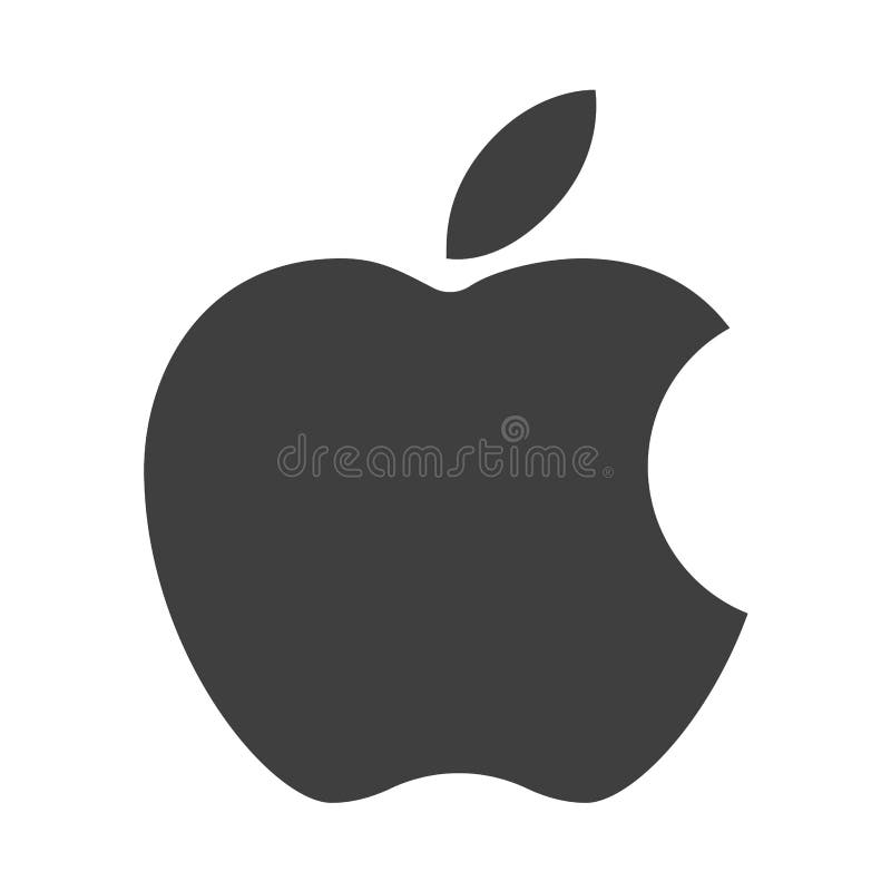 Apple Inc vector logo editorial image. Illustration of computer - 217279675