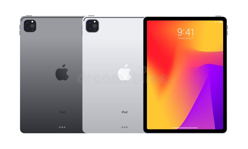 Apple IPad. Ipad Mini, Air, Pro 2021. Screen Ipad Front, Back Side Ipa ...