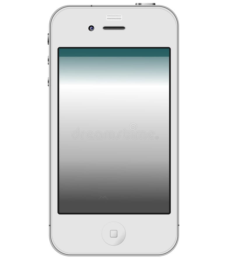 Apple Iphone 4S white editorial stock photo. Illustration of newest ...