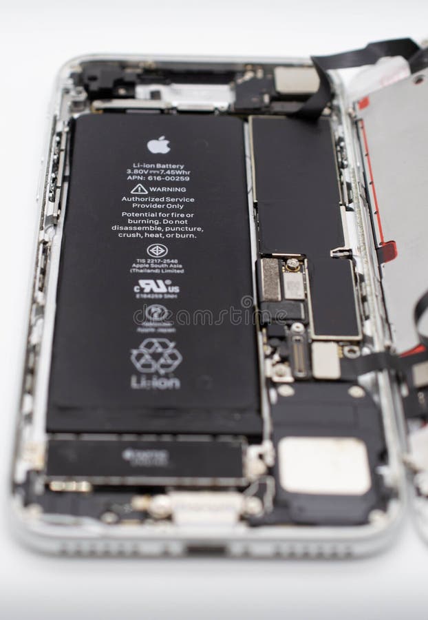 Apple IPhone 7 Fully Open To See Inside Editorial Stock Photo - Image ...