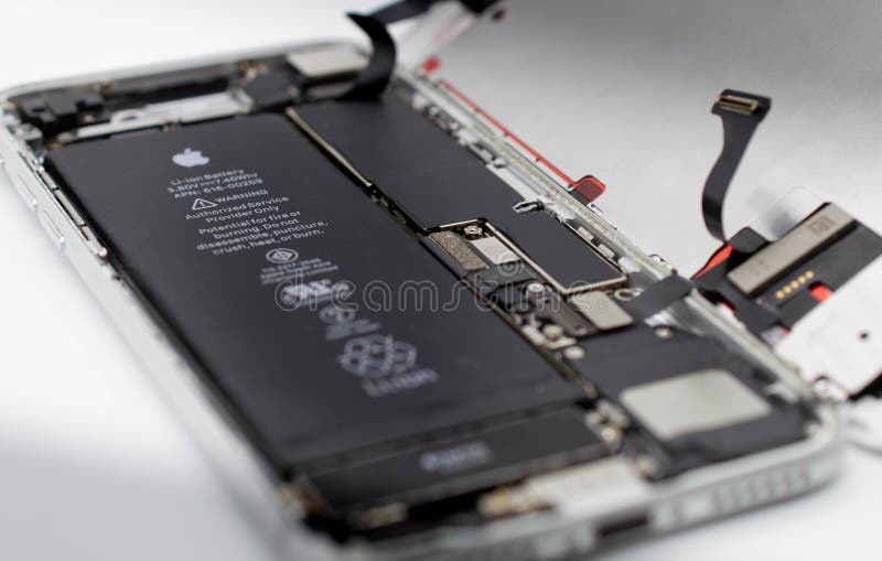 Apple IPhone 7 Fully Open To See Inside Editorial Stock Photo - Image ...