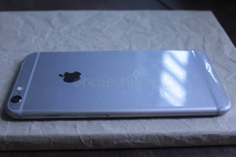 Apple Iphone 6s Silver Metal Colour Editorial Stock Image - Image of ...