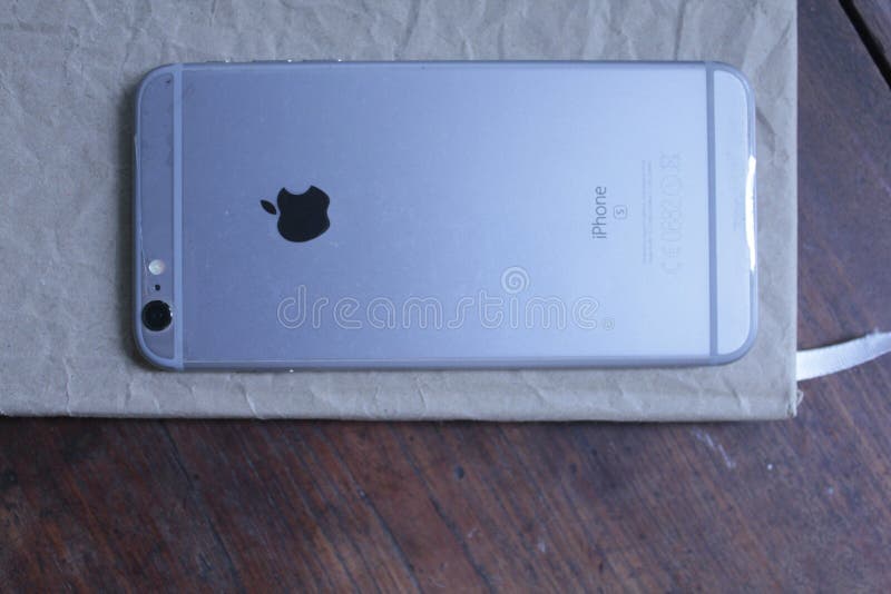 Apple Iphone 6s Silver Metal Colour Editorial Photography - Image of ...