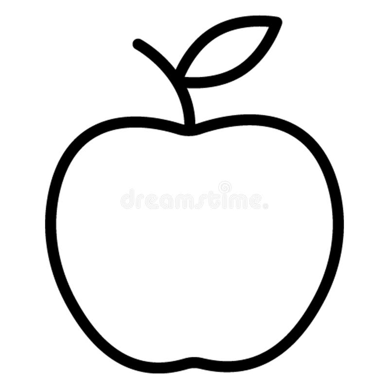 Apple Isolated Vector Icon Which Can Be Easily Modified or Edit Stock ...