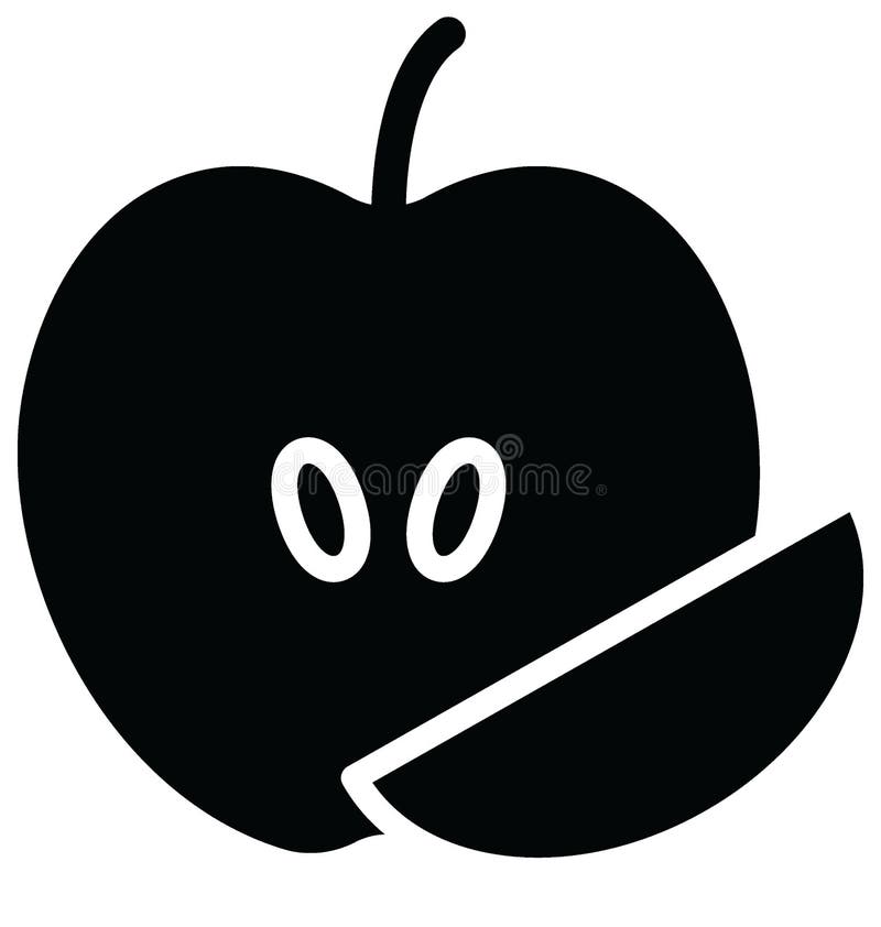 Apple Isolated Vector Icon Which Can Easily Modify or Edit Apple ...