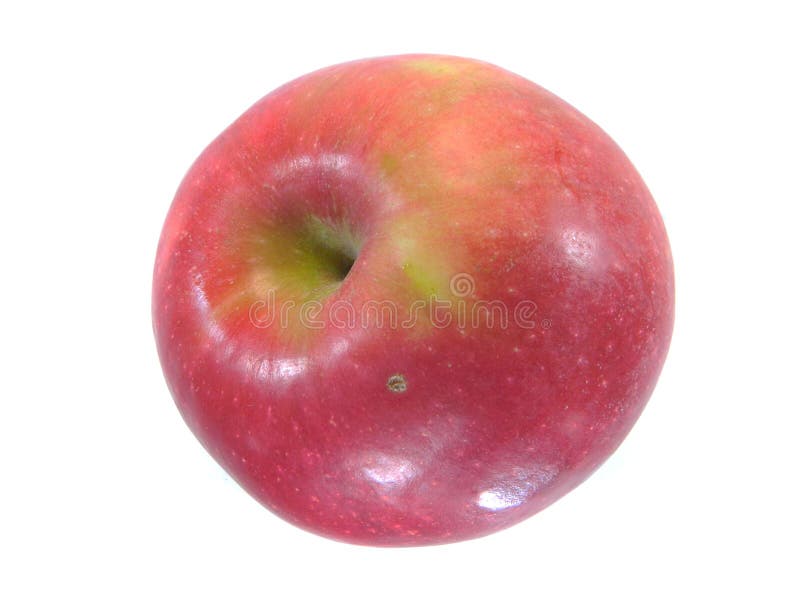 Apple Isolated on White Background Stock Image - Image of delicious ...