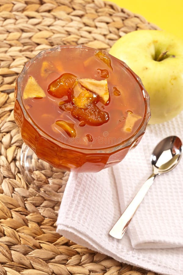 Apple jam stock photo. Image of candied, desset, apple - 14830482