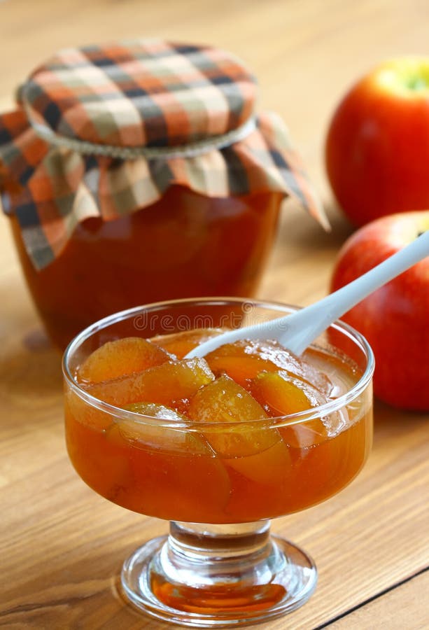 Apple jam. stock image. Image of freshness, fruity, jelly - 19509809