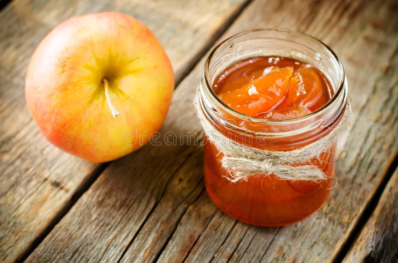 Apple jam stock image. Image of marmalade, dessert, fresh - 42395641