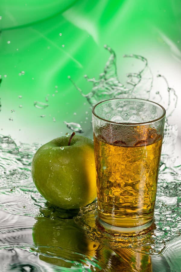 Apple juice stock image. Image of yellow, background - 23981667