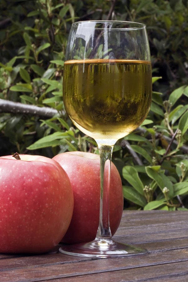 Apple Cider and Whole Apples Stock Photo - Image of garden, picnic ...