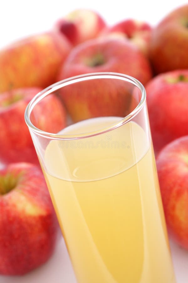 Apple Juice and Many Red Apples Stock Image - Image of cider, fresh ...