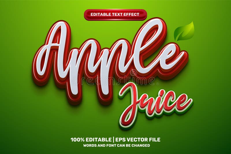 Illustrator Font Apple Juice Stock Illustrations – 23 Illustrator Font Apple Juice Stock ...