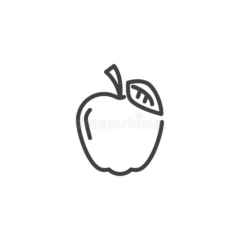 Apple Leaf Line Stock Illustrations – 20,694 Apple Leaf Line Stock ...