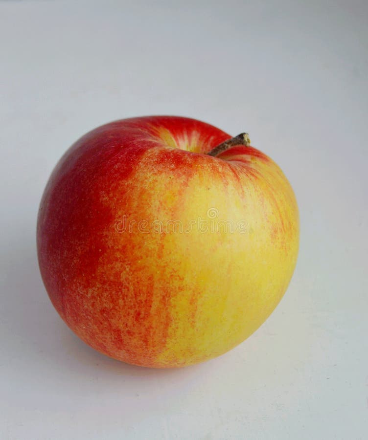 Apple on the Light Background. Stock Image - Image of ripe, light ...