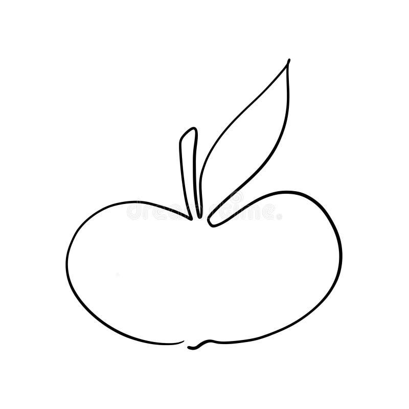 One Single Apple Stock Illustrations – 2,179 One Single Apple Stock ...