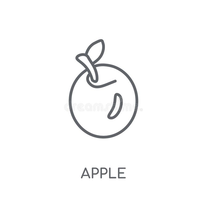 Outline Apple Logo