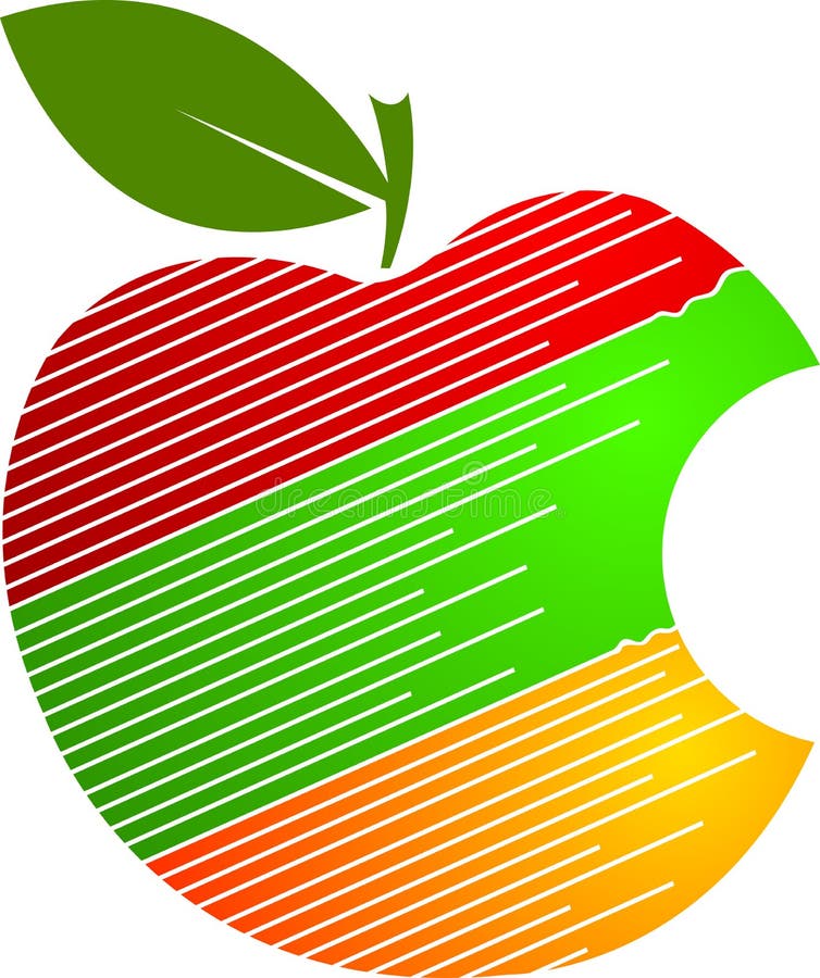 Fruit logo stock vector. Illustration of apple, ecology - 21373675