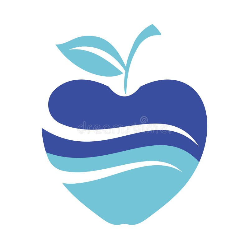 Apple logo design concept stock vector. Illustration of template ...