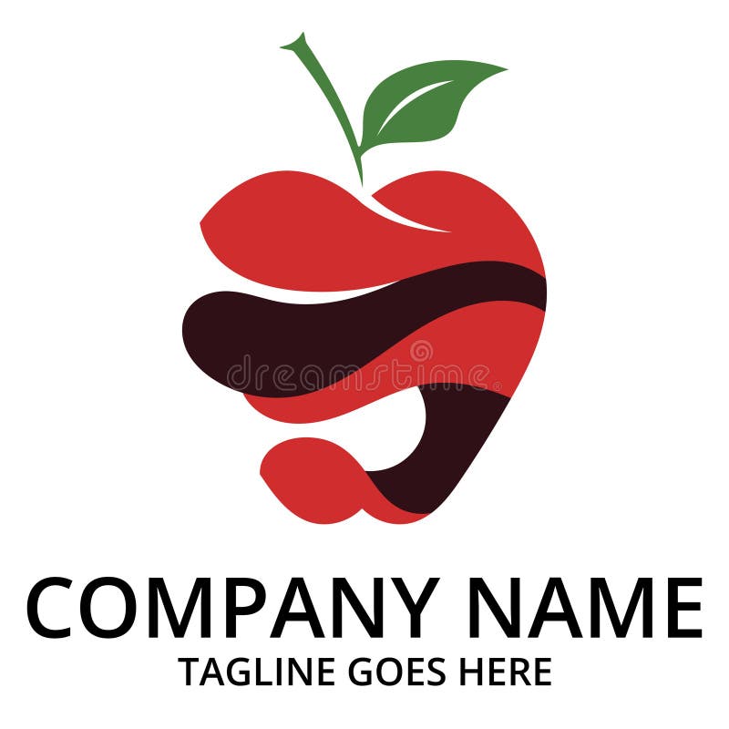 Apple logo design concept stock vector. Illustration of apple - 301938920