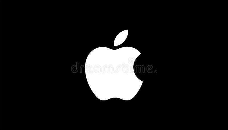 Apple Logo Editorial Vector Illustration Imagen de archivo editorial ...