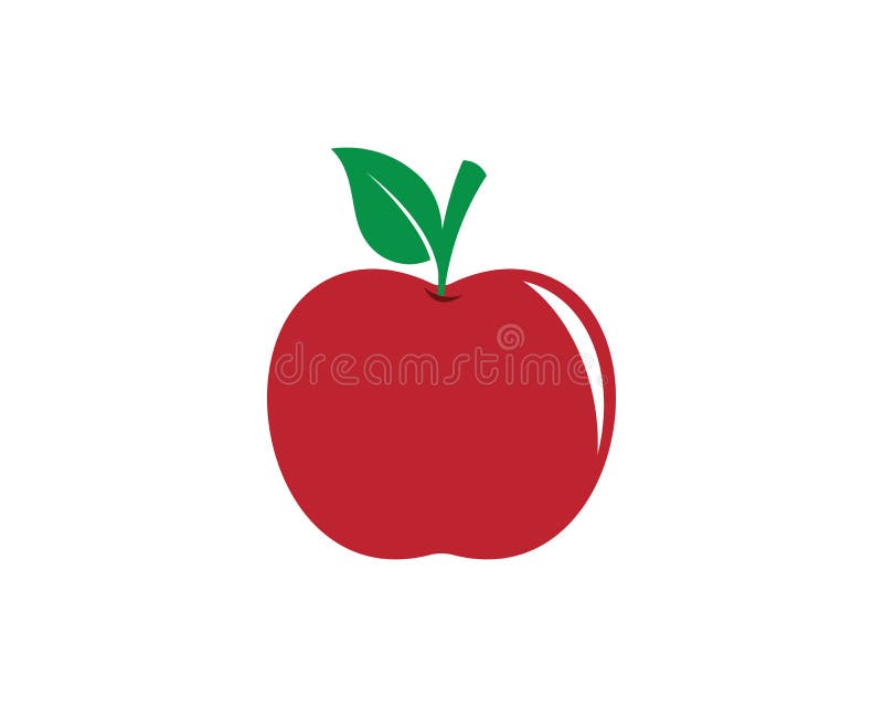 Apple Logo Template Vector Illustration Stock Vector - Illustration of ...