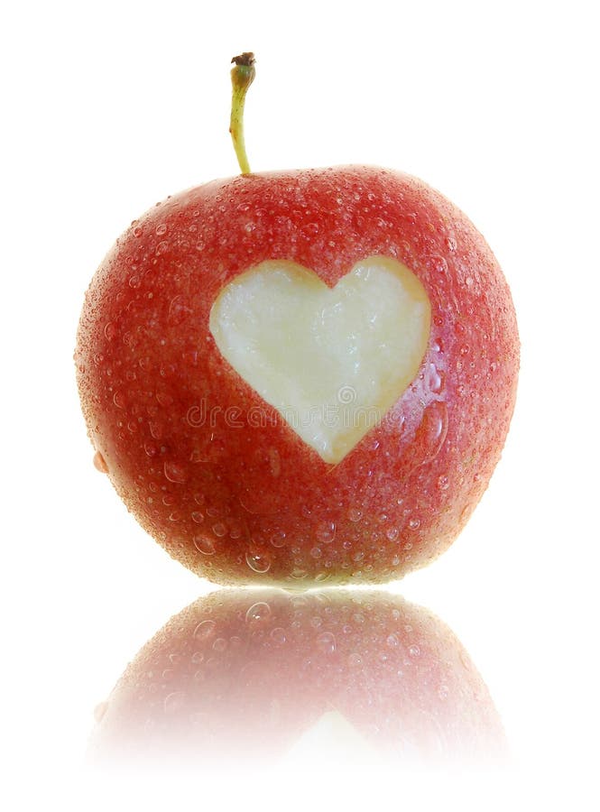 Apple love stock photo. Image of loving, abstract, celebration - 17956216