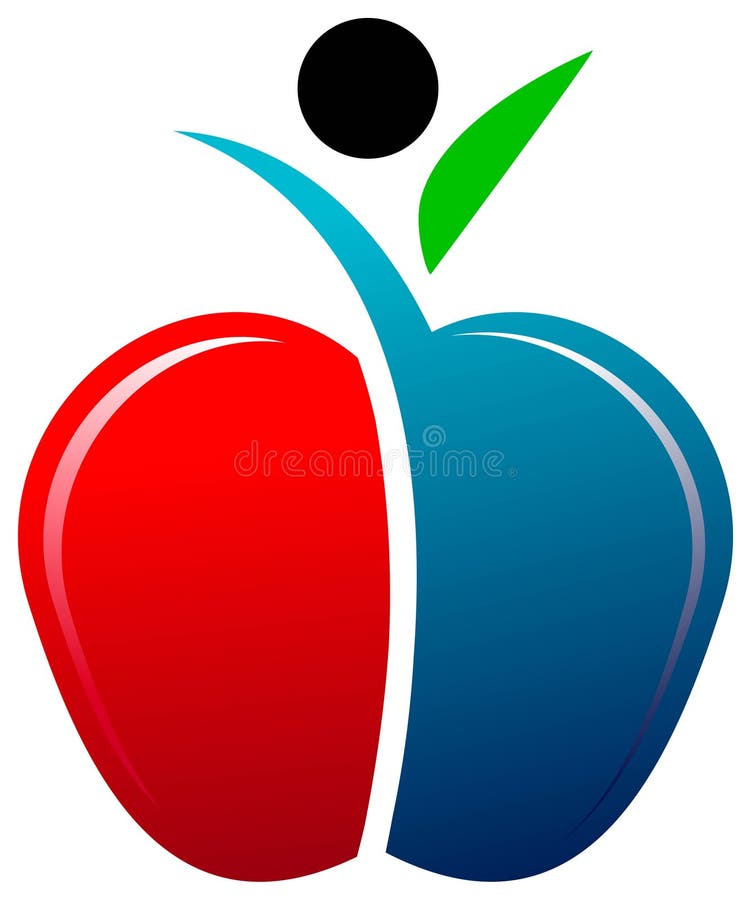 Fruit Logo Set stock vector. Illustration of color, drawing - 28457360