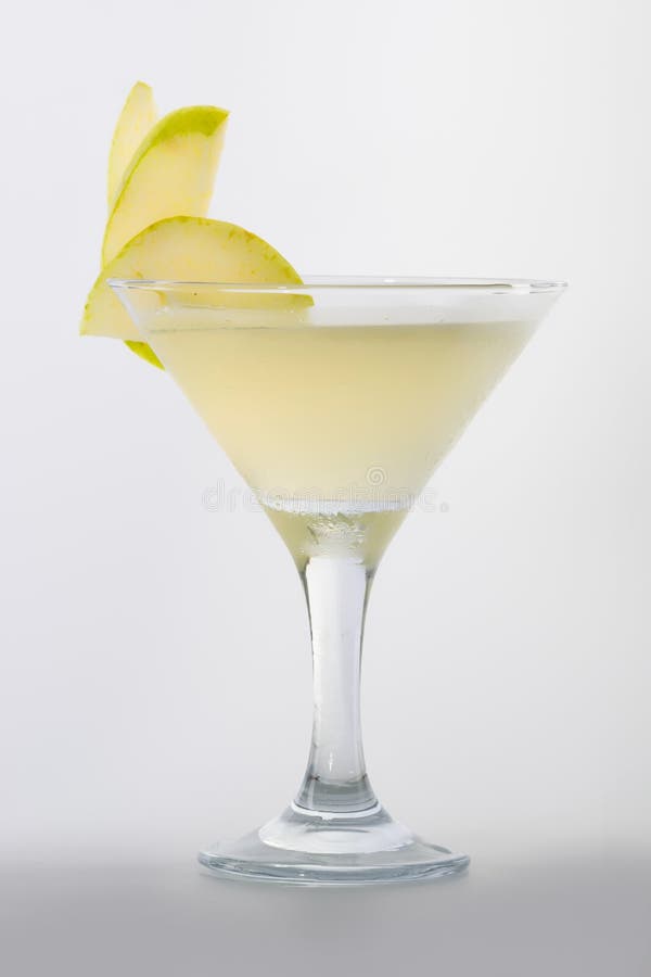 Apple martini stock image. Image of drink, apple, garnish - 31700317