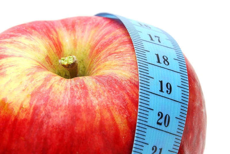 Apple with Measure stock photo. Image of single, apple - 11748926